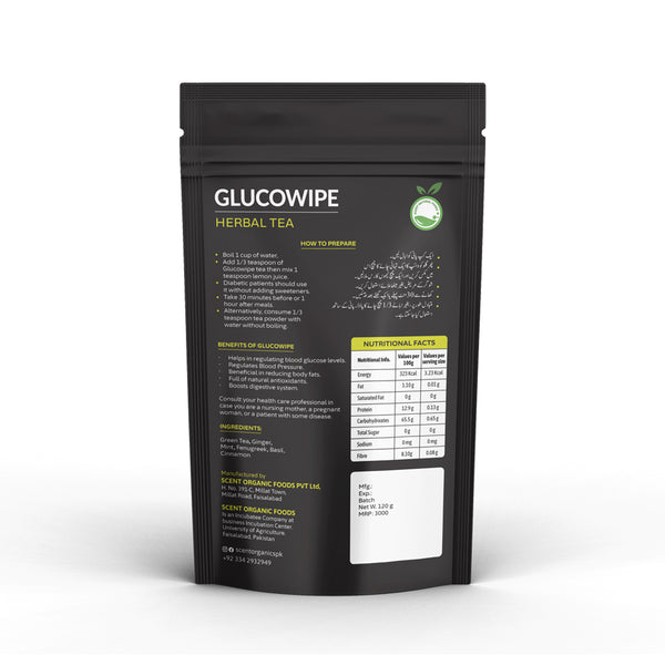 Glucowipe Herbal Tea – Scent Organics